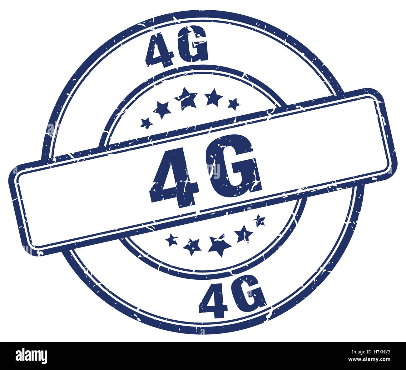 4g blue grunge stamp Stock Vector Image & Art - Alamy