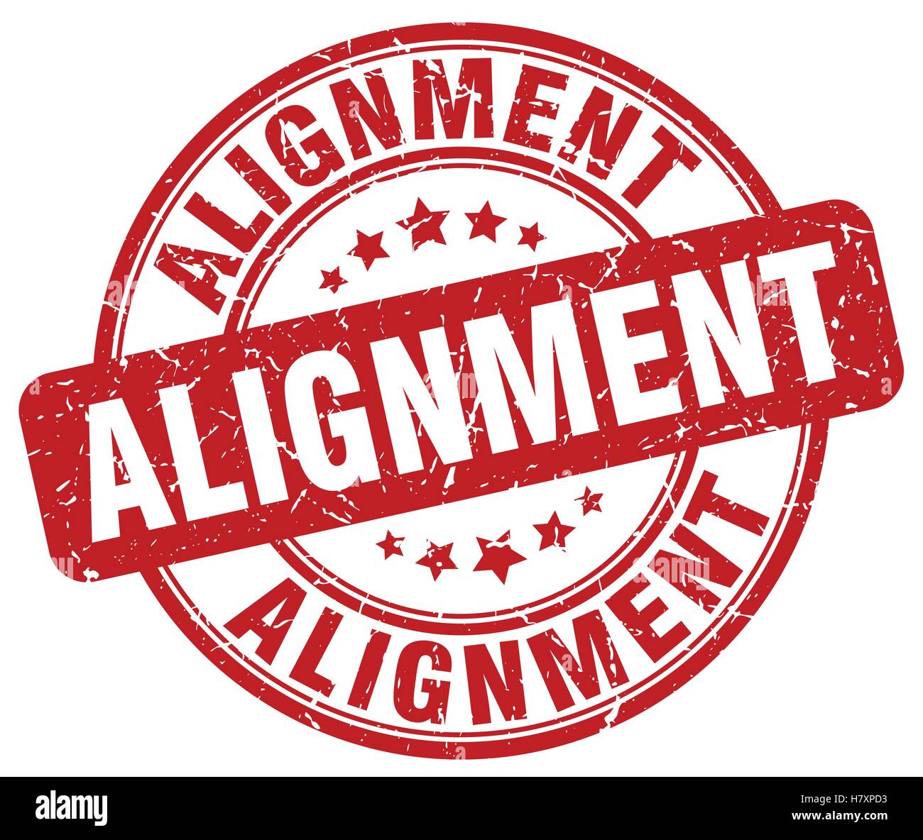alignment red grunge stamp Stock Vector Image & Art - Alamy
