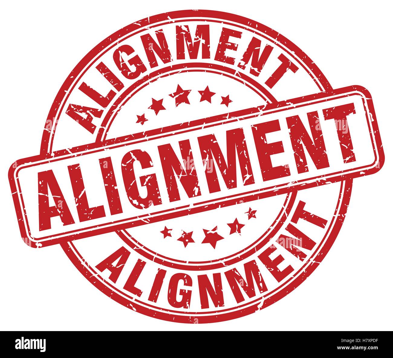 alignment red grunge stamp Stock Vector Image & Art - Alamy