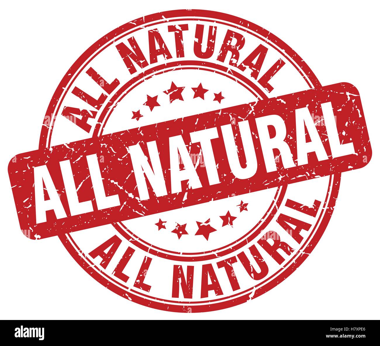 all natural red grunge stamp Stock Vector Image & Art - Alamy