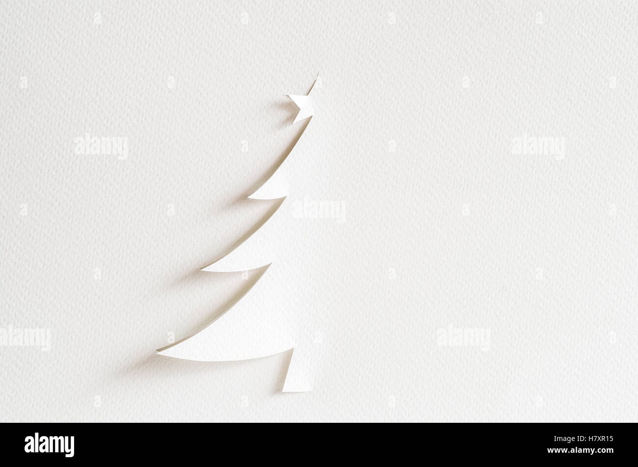 Christmas tree paper cutting design card. Christmas tree paper craft ...