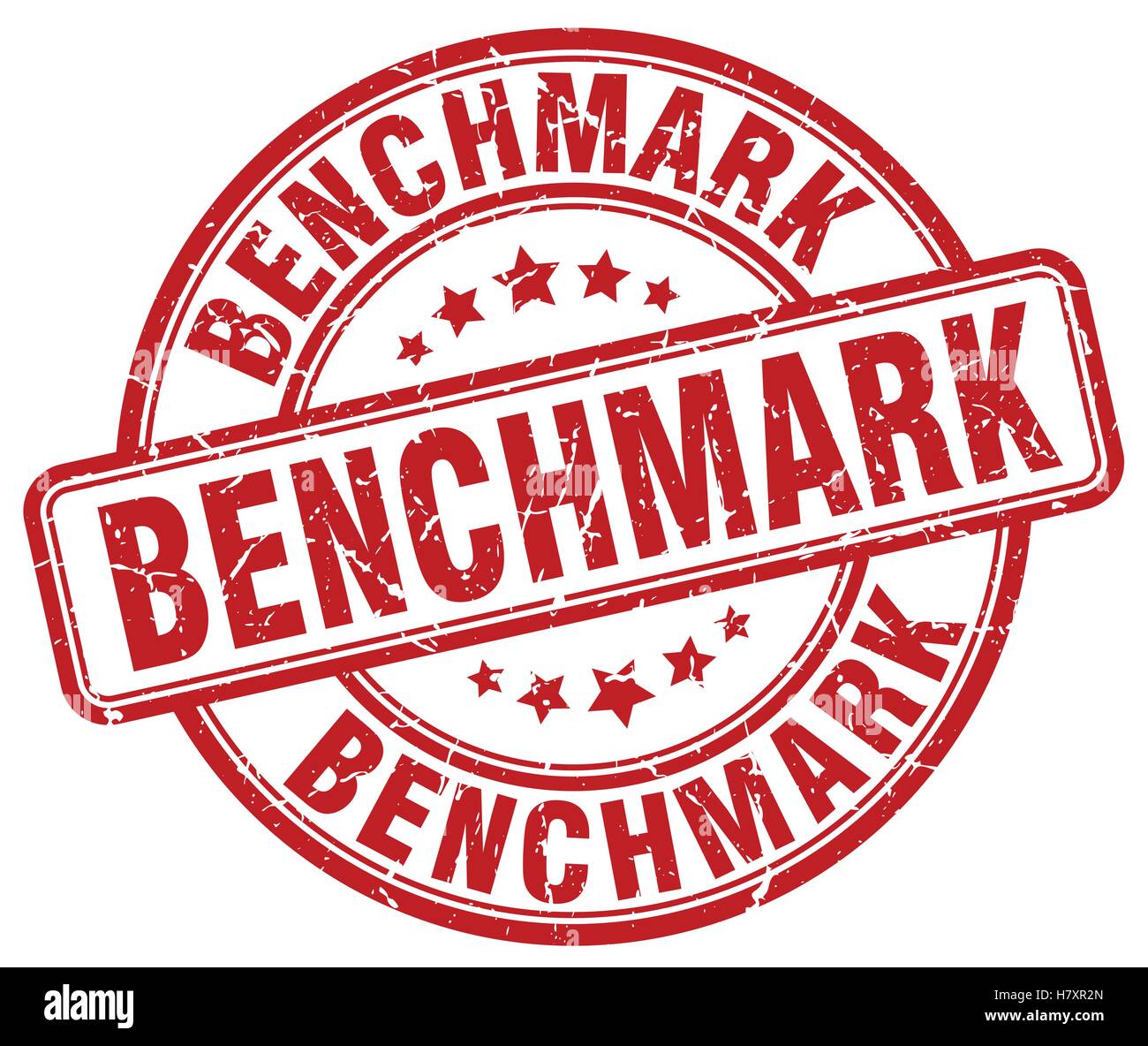 benchmark red grunge stamp Stock Vector Image & Art - Alamy