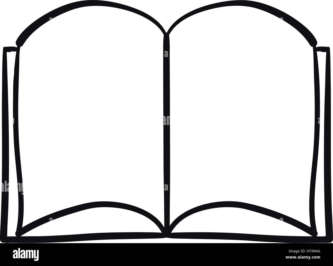 Book object icon. Education literature read and library theme. Isolated ...