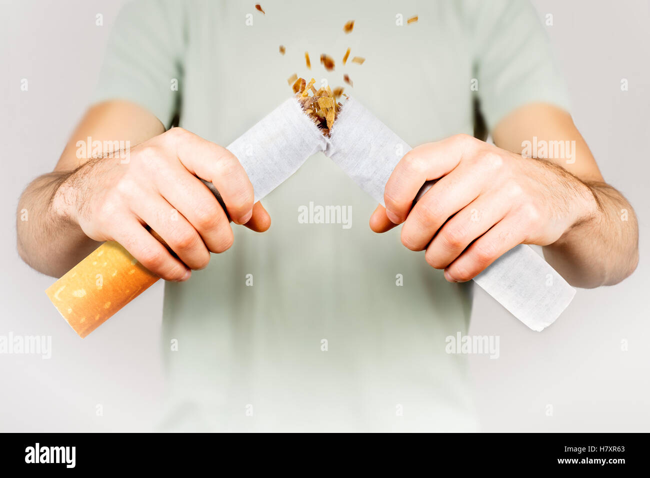 Man crushing cigarettes not woman hi-res stock photography and images ...