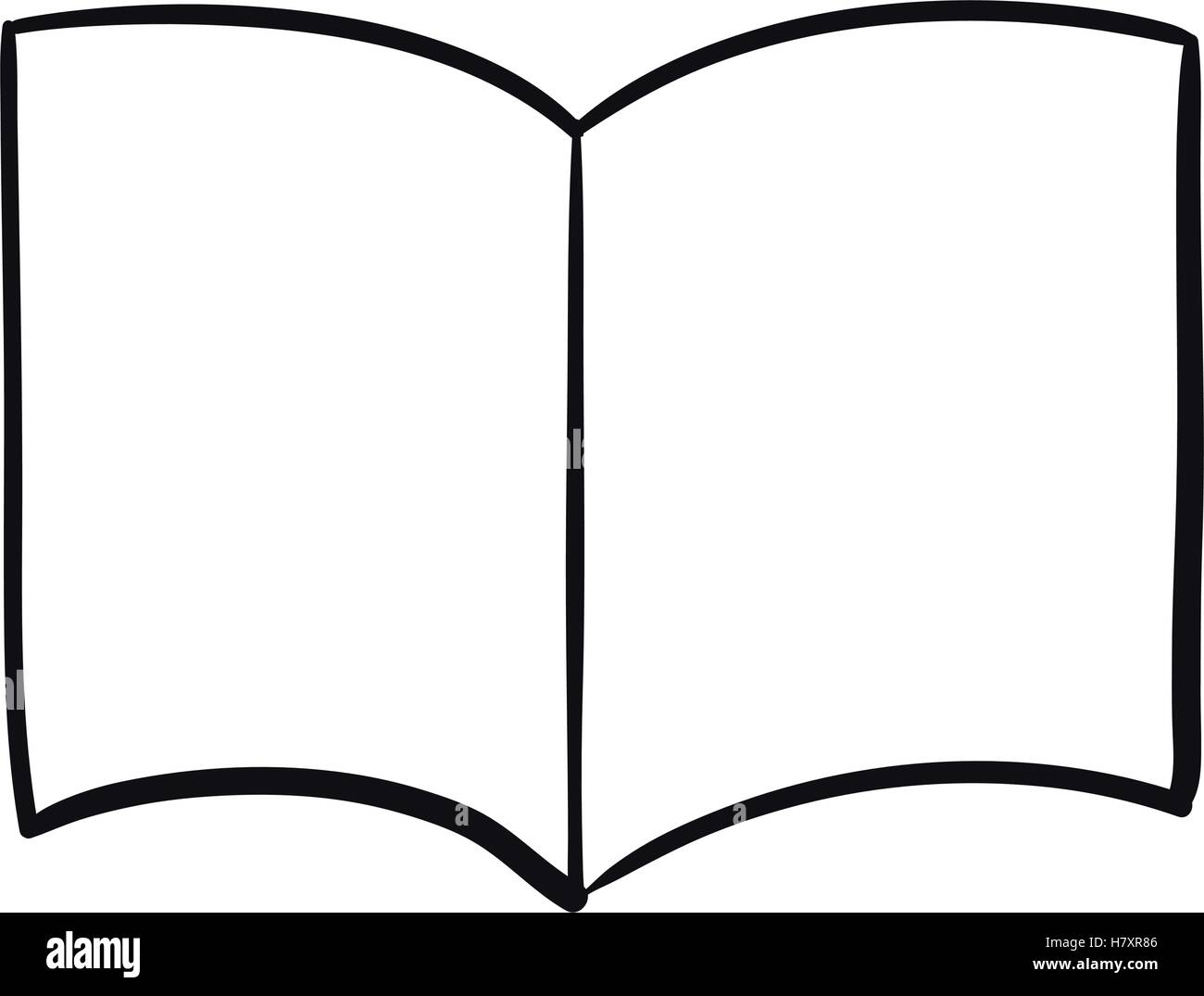 Book object icon. Education literature read and library theme. Isolated ...