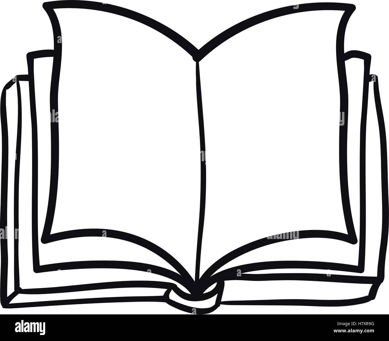 Book object icon. Education literature read and library theme. Isolated ...