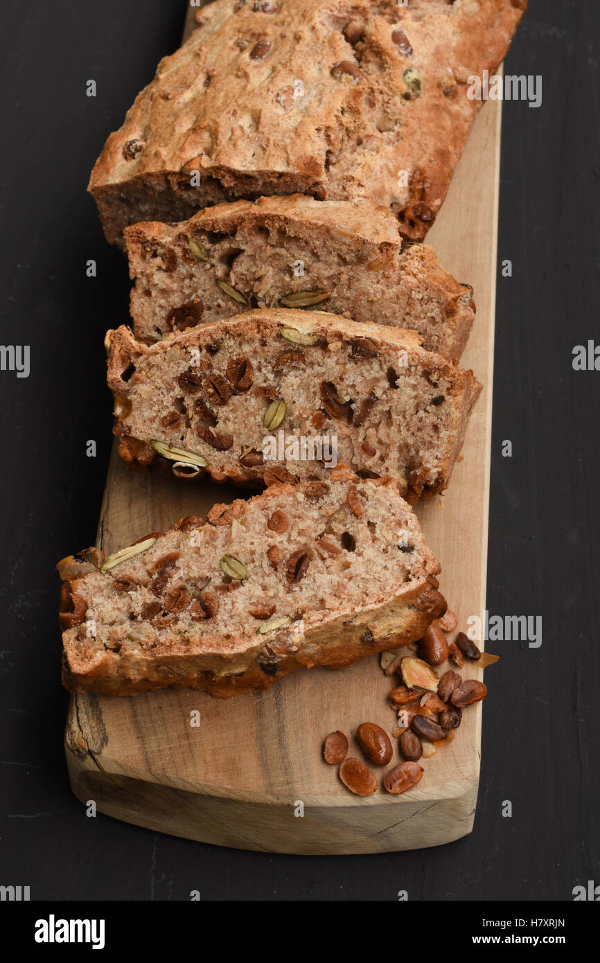 Healthy Bread with Seeds Stock Photo - Alamy