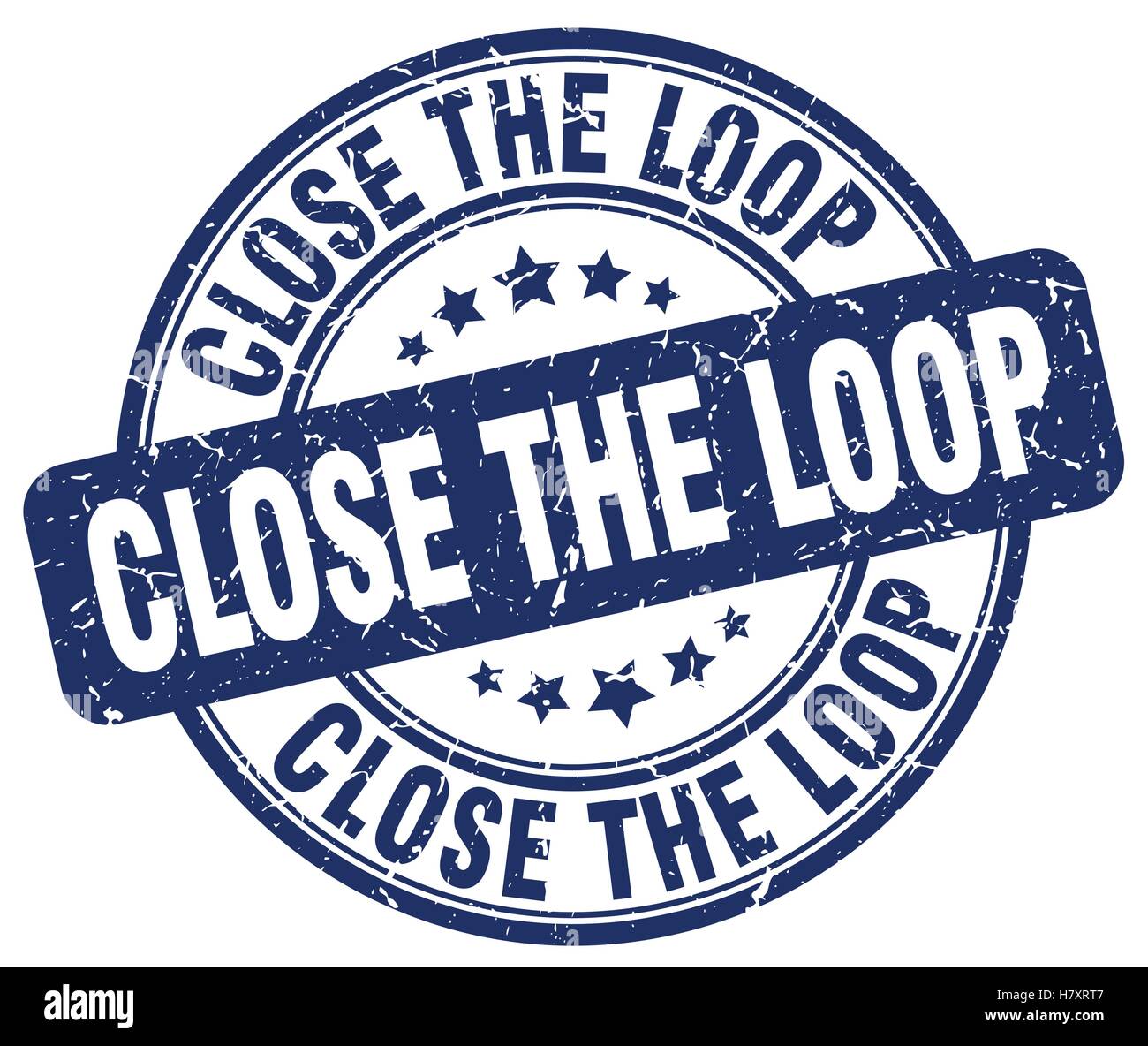 Close loop sign round hi-res stock photography and images - Alamy
