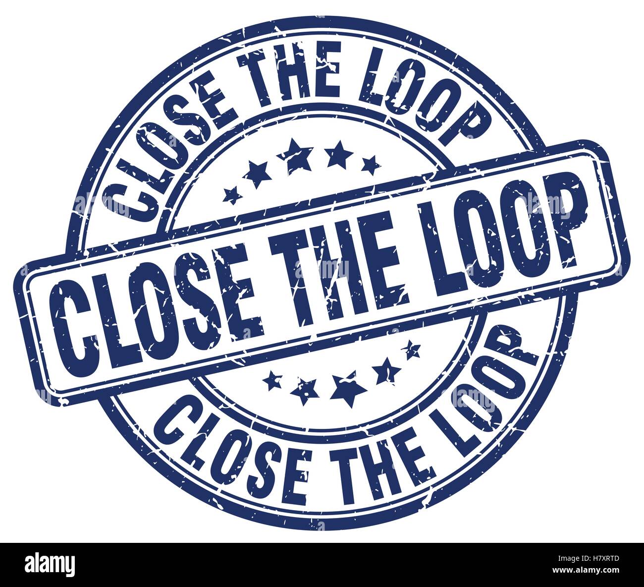 Close loop sign round hi-res stock photography and images - Alamy