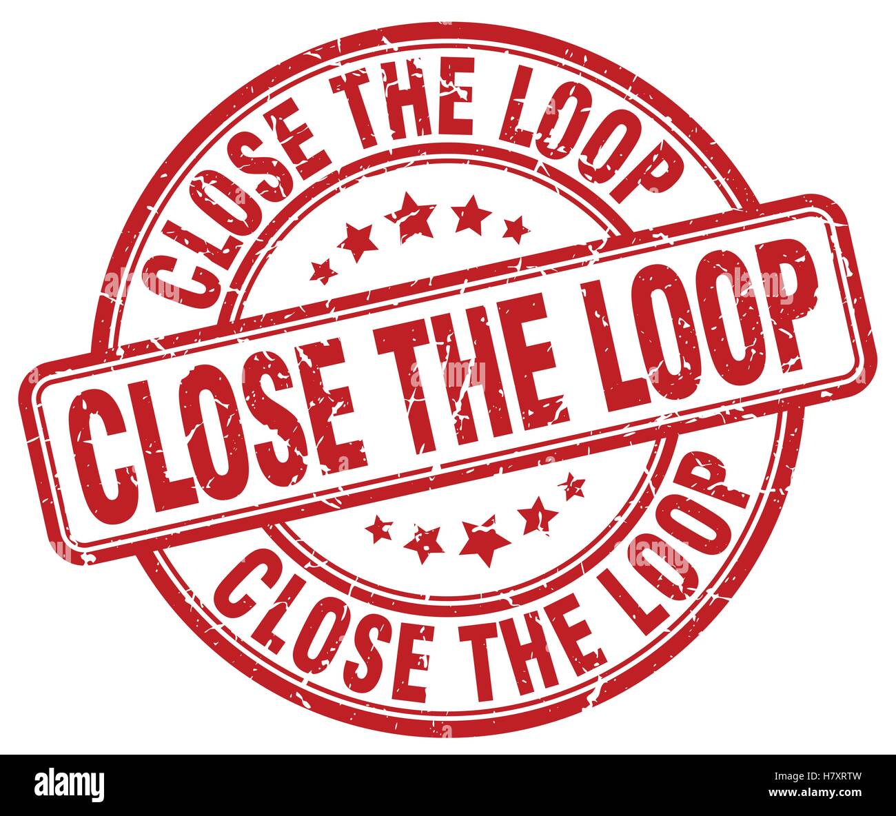 Close loop sign round hi-res stock photography and images - Alamy
