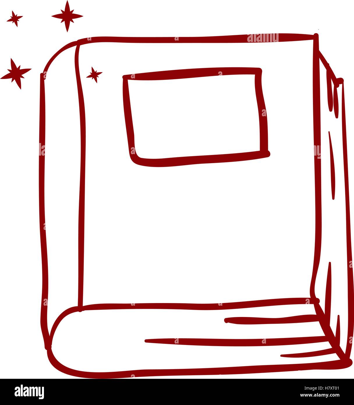 Book object icon. Education literature read and library theme. Isolated ...