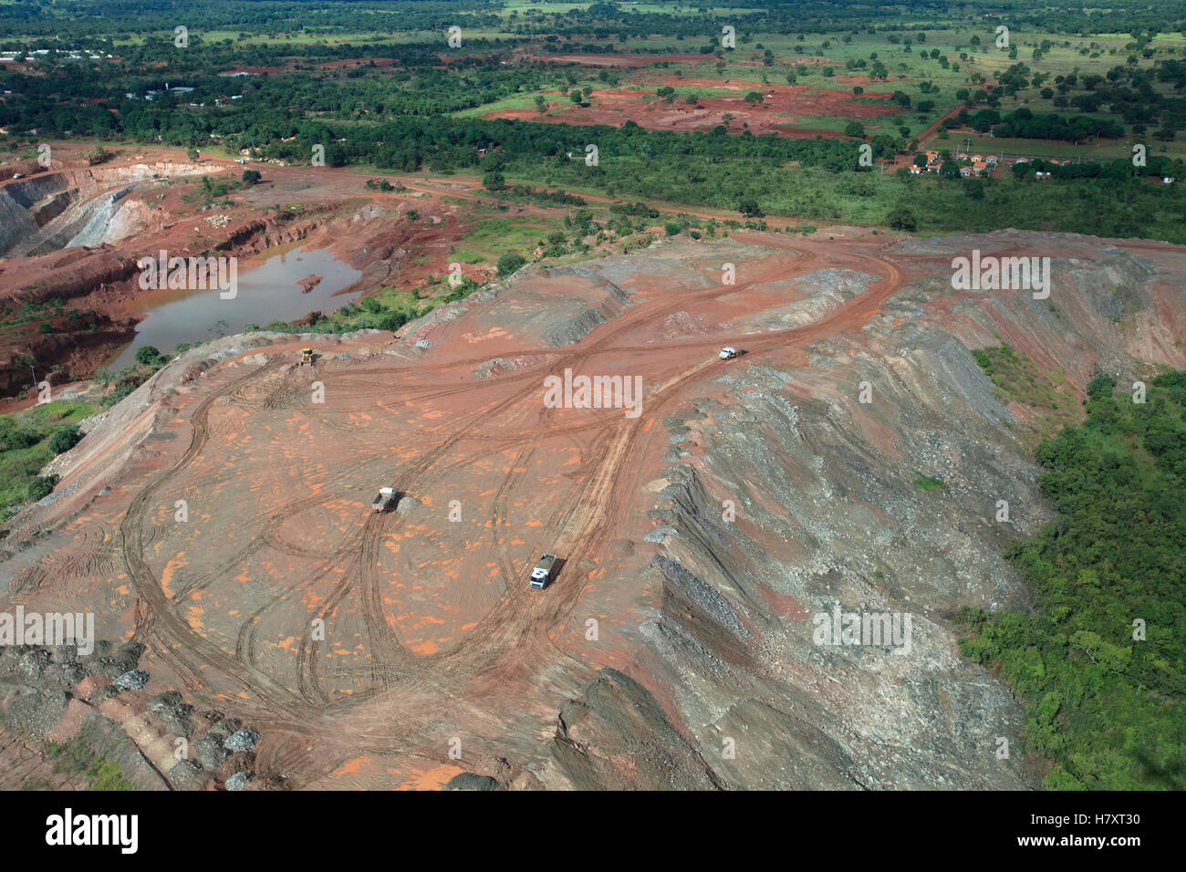 Gold mine, Pocone, Pantanal, Brazil Stock Photo - Alamy