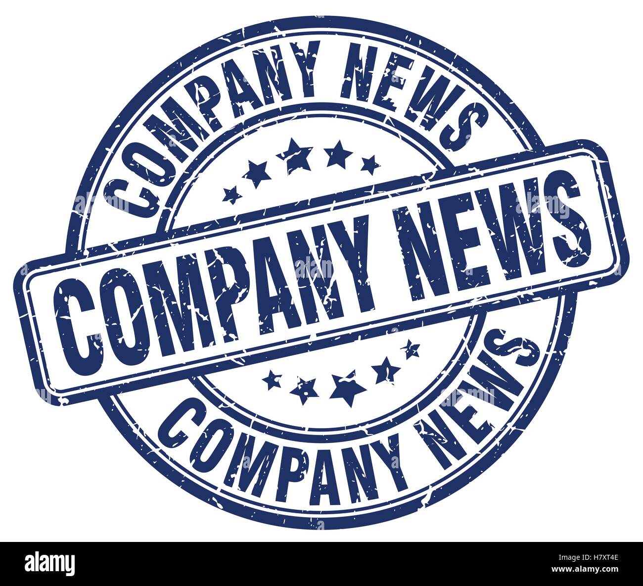company news blue grunge stamp Stock Vector Image & Art - Alamy