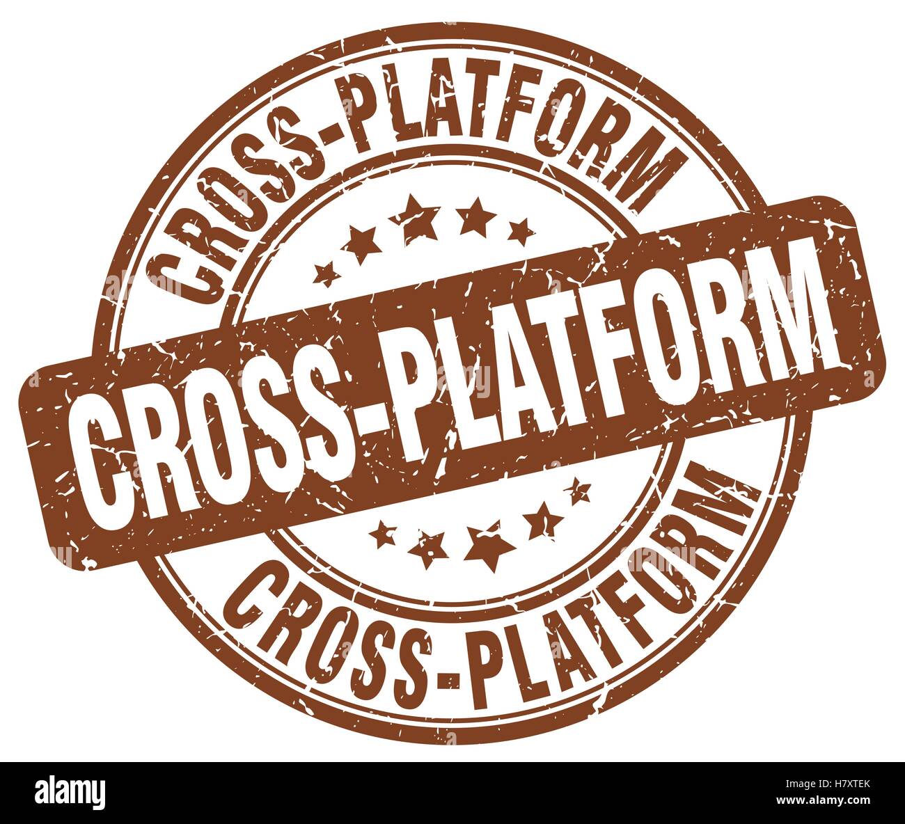 Cross platform sign round hi-res stock photography and images - Alamy