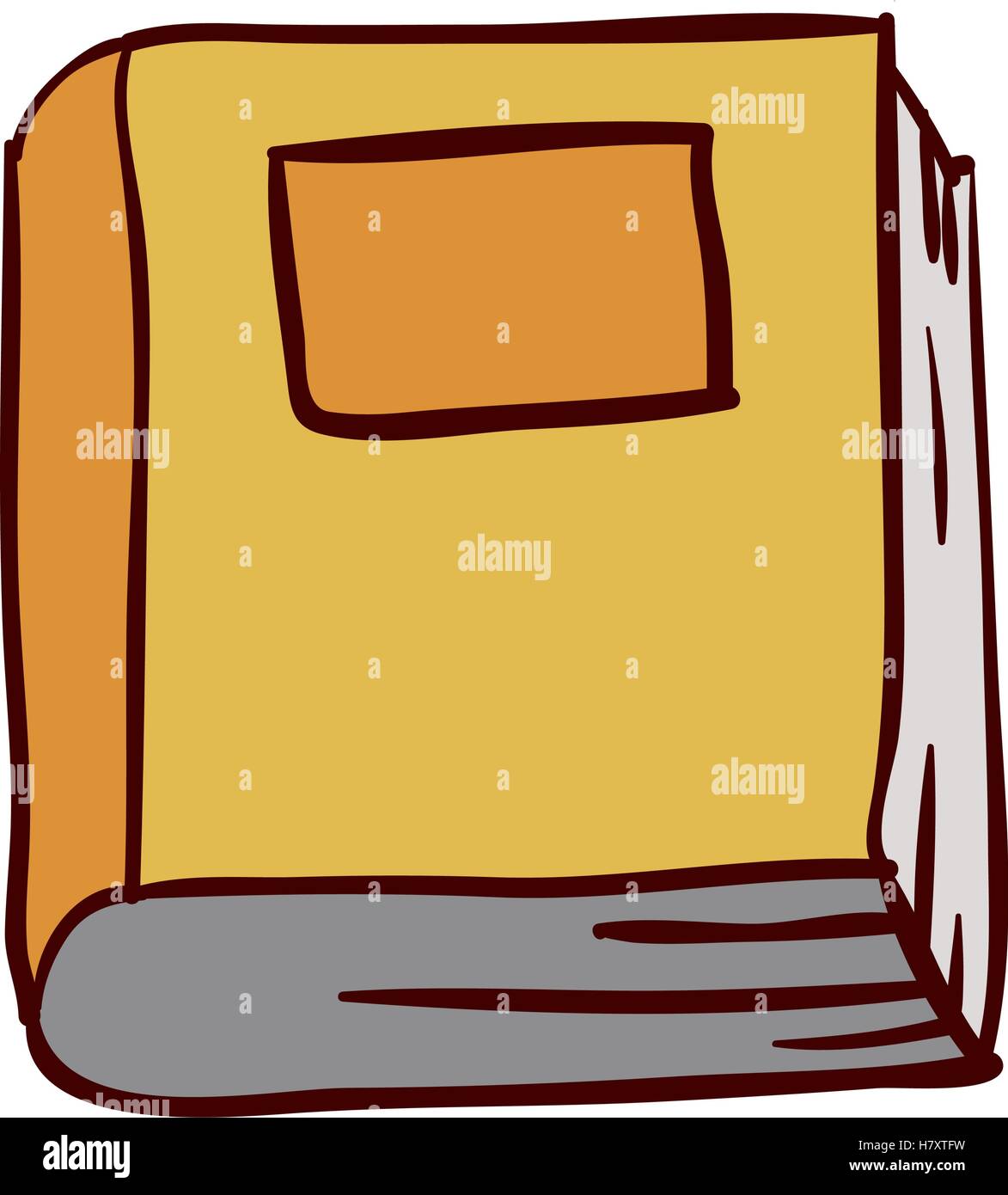 Book object icon. Education literature read and library theme. Isolated ...