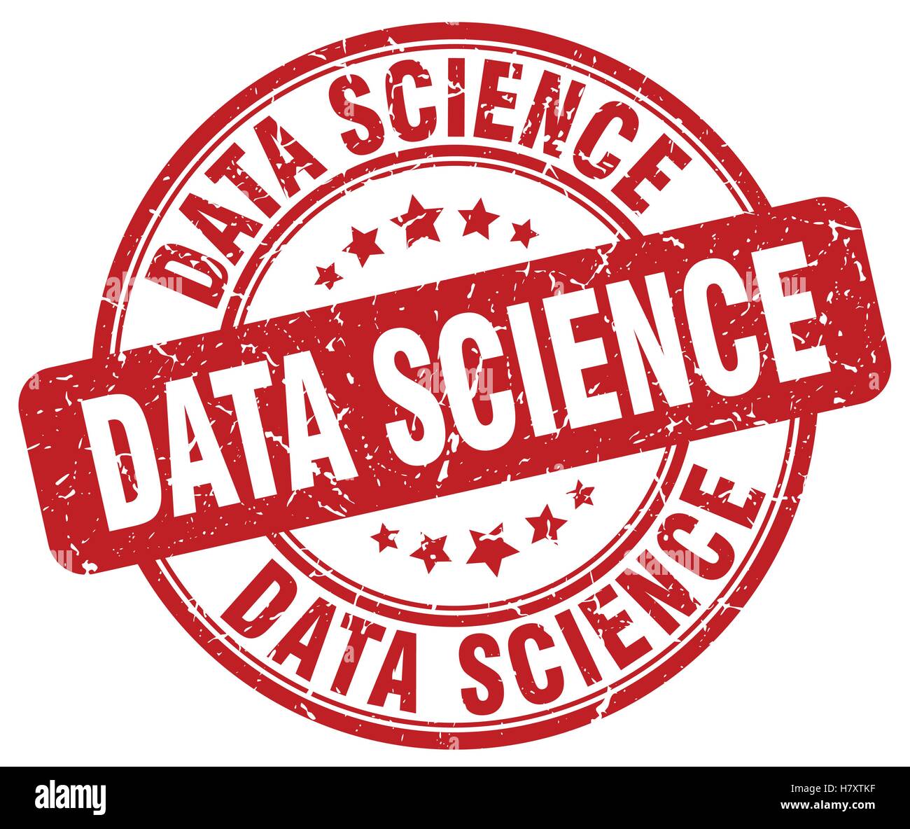data science red grunge stamp Stock Vector Image & Art - Alamy