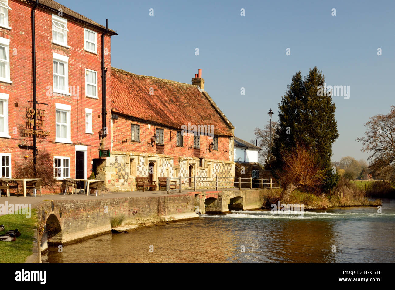 The old mill harnham hi-res stock photography and images - Alamy