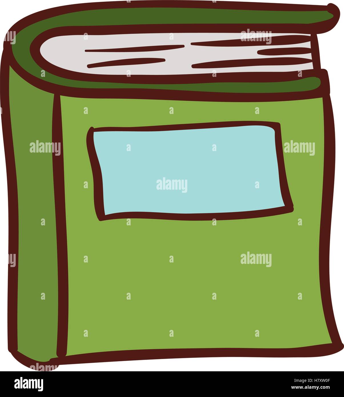 Book object icon. Education literature read and library theme. Isolated ...