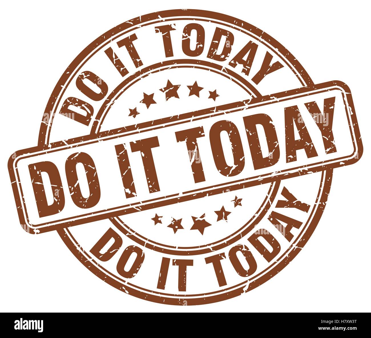 Do it today stamp Stock Vector Images - Alamy