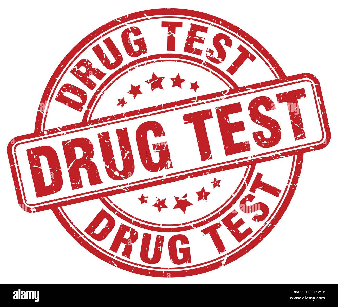 drug test red grunge stamp Stock Vector Image & Art - Alamy