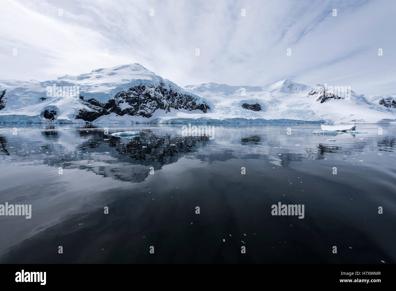 Icy reflections; Antarctica Stock Photo - Alamy