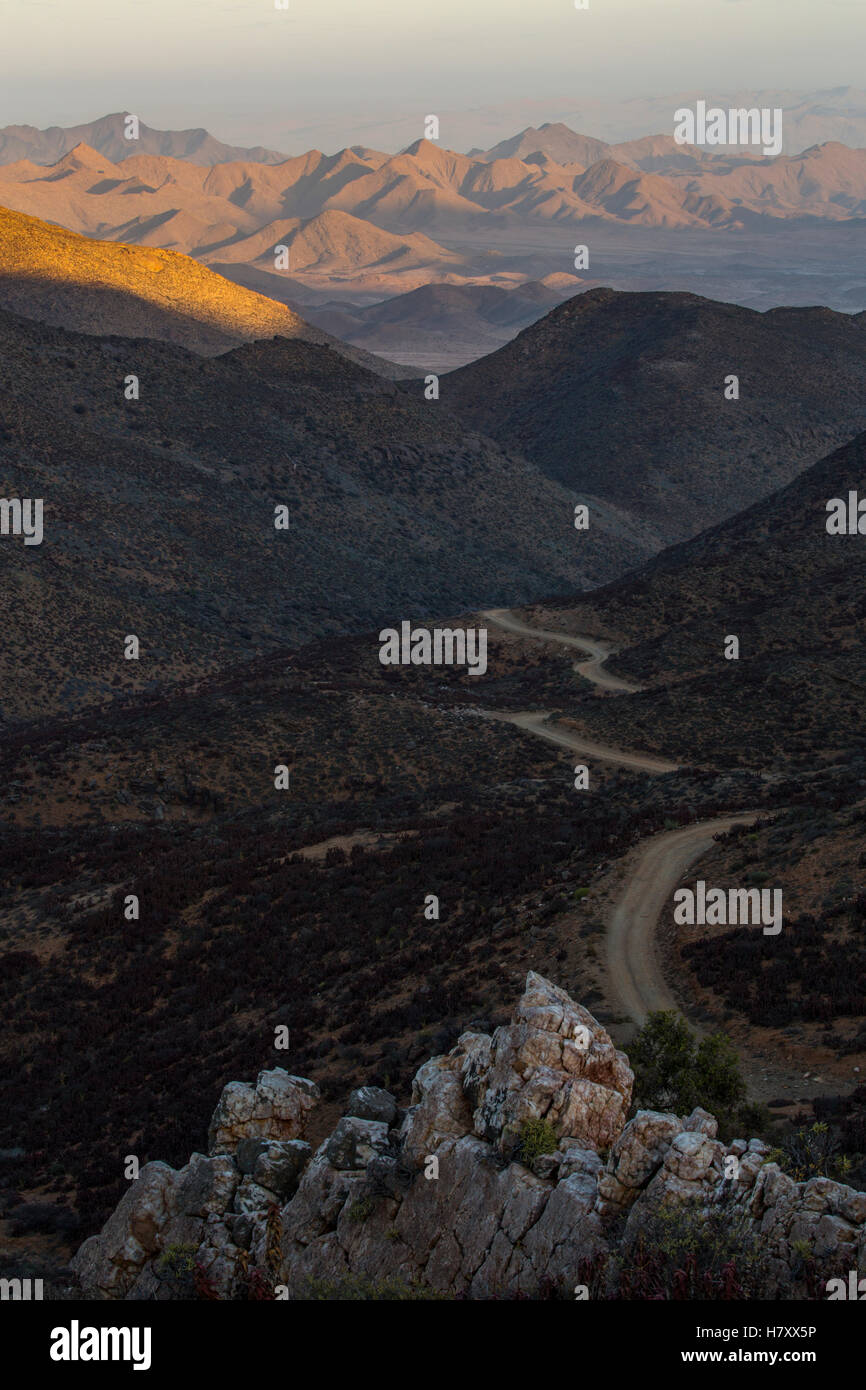 A view of the road leading into Richtersveld National Park; South ...
