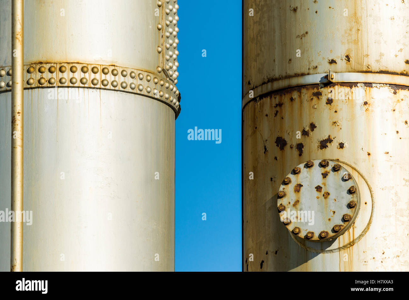 Turner Valley Gas Plant; Turner Valley, Alberta, Canada Stock Photo - Alamy