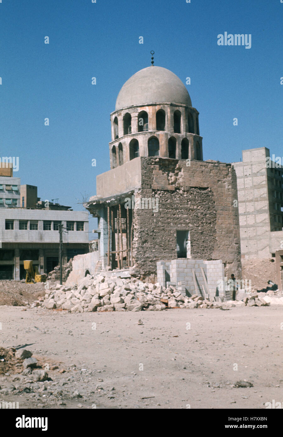 A tomb in the syrian city of Damascus, Syria September 1974. | Stock ...