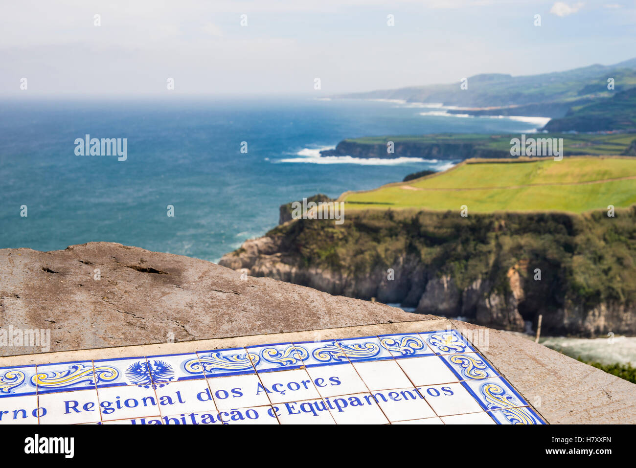 View of Santa Iria bay; Sao Miguel, Azores, Portugal Stock Photo - Alamy