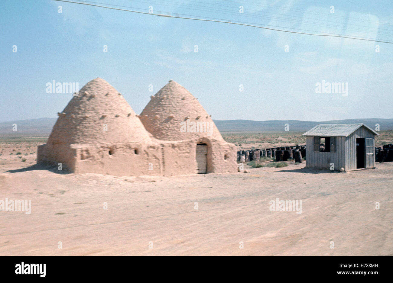 A Beehive house, close to the Syrian city of Palmyra, Syria, September ...