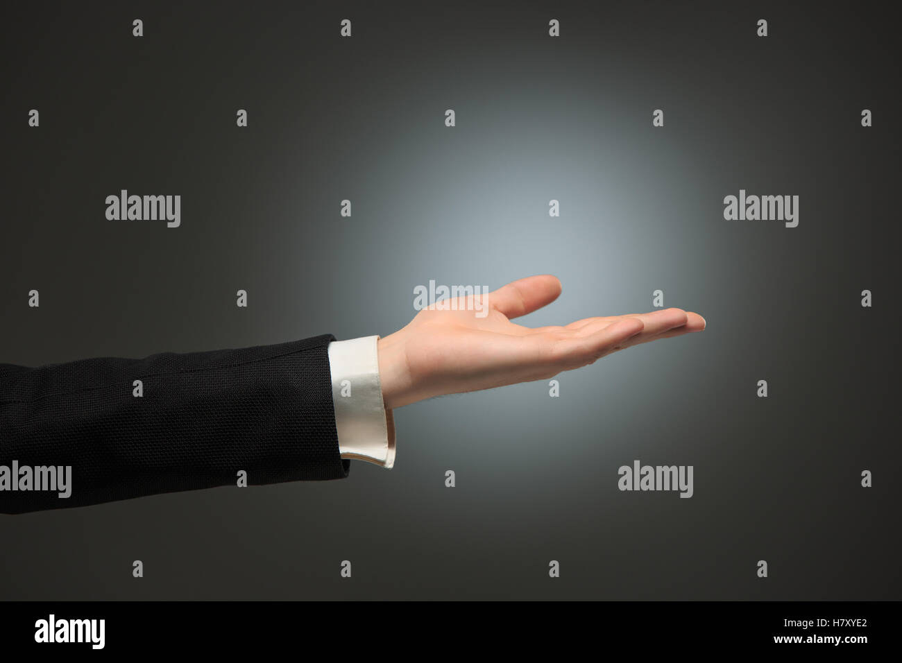 Dressed in a business suit caucasian male hand Stock Photo - Alamy