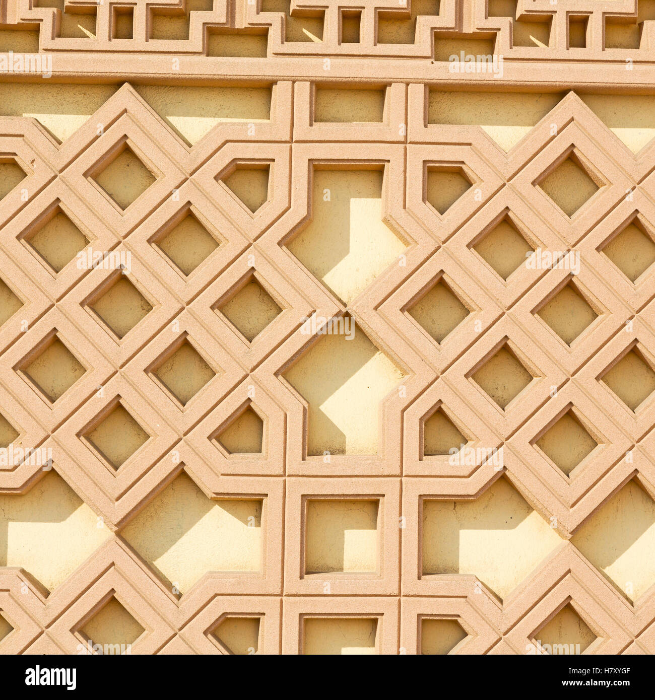 in oman the wall of big muscat mosque abstract background and antique ...