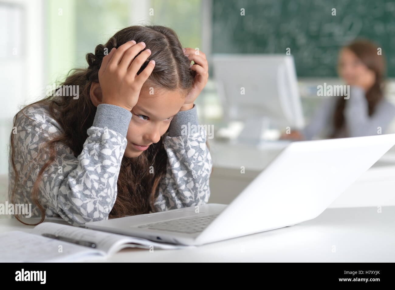 student girl at classroom Stock Photo - Alamy