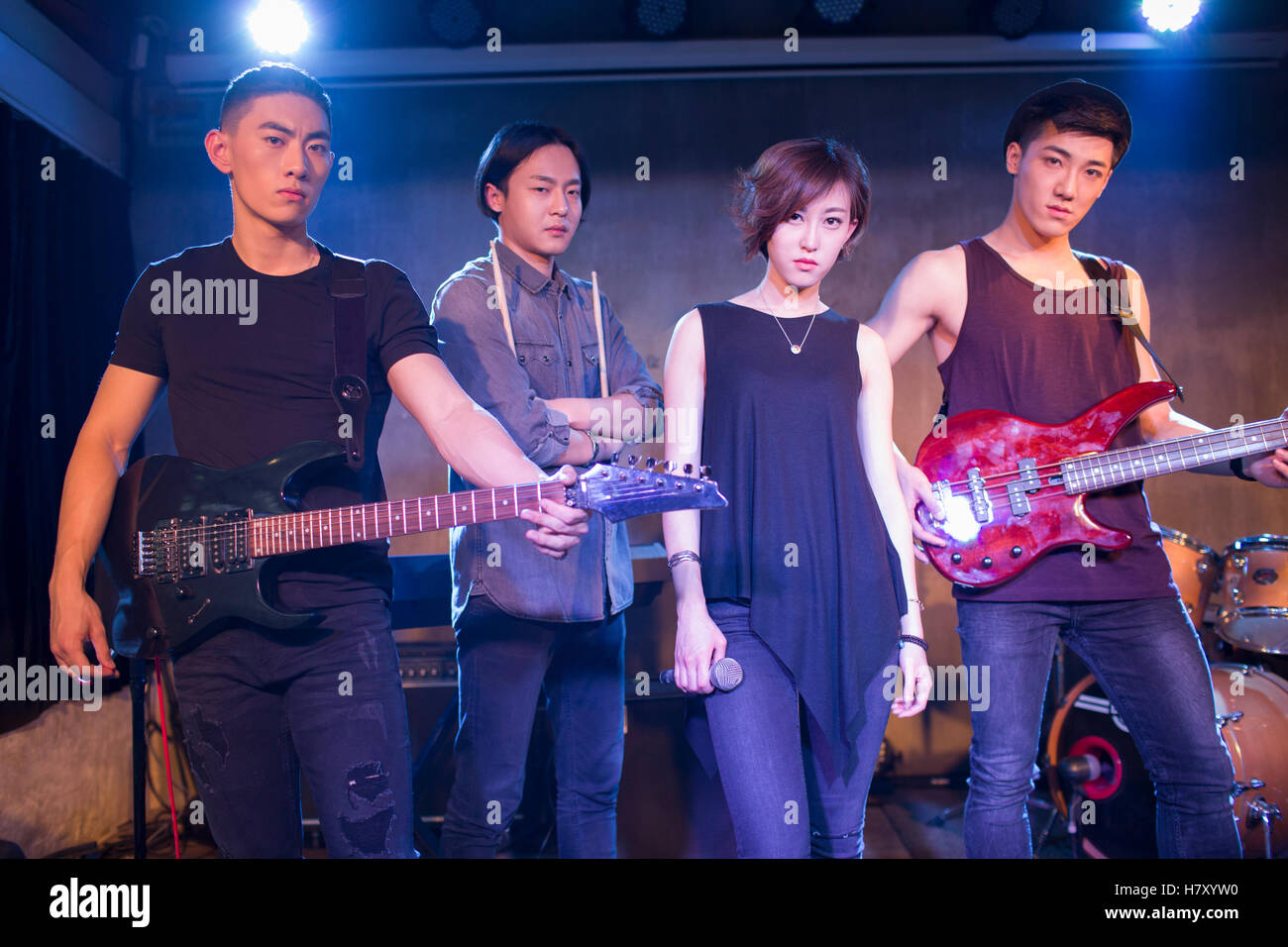 Rock band stage asia hi-res stock photography and images - Alamy