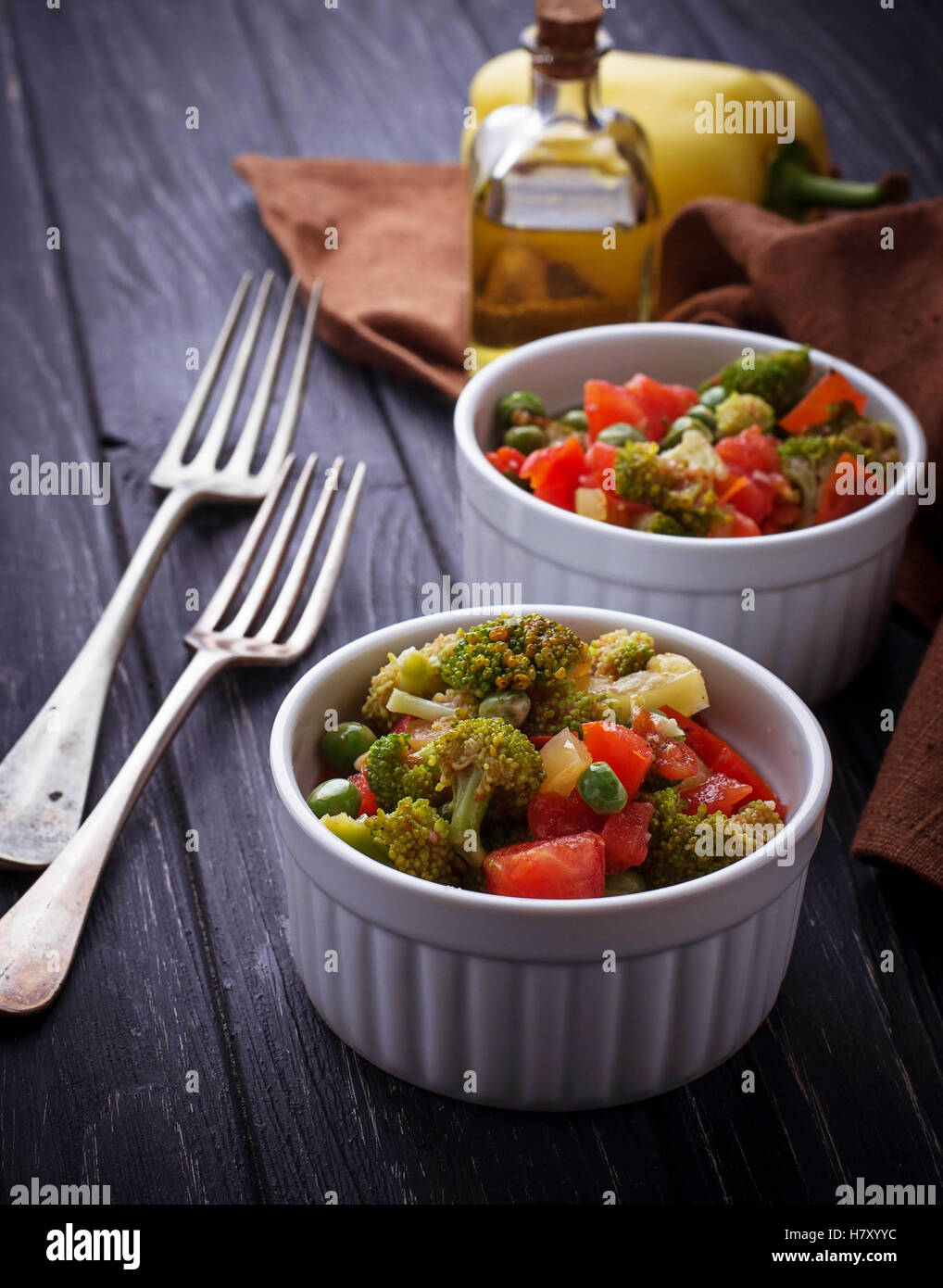 Broccoli peas hi-res stock photography and images - Alamy