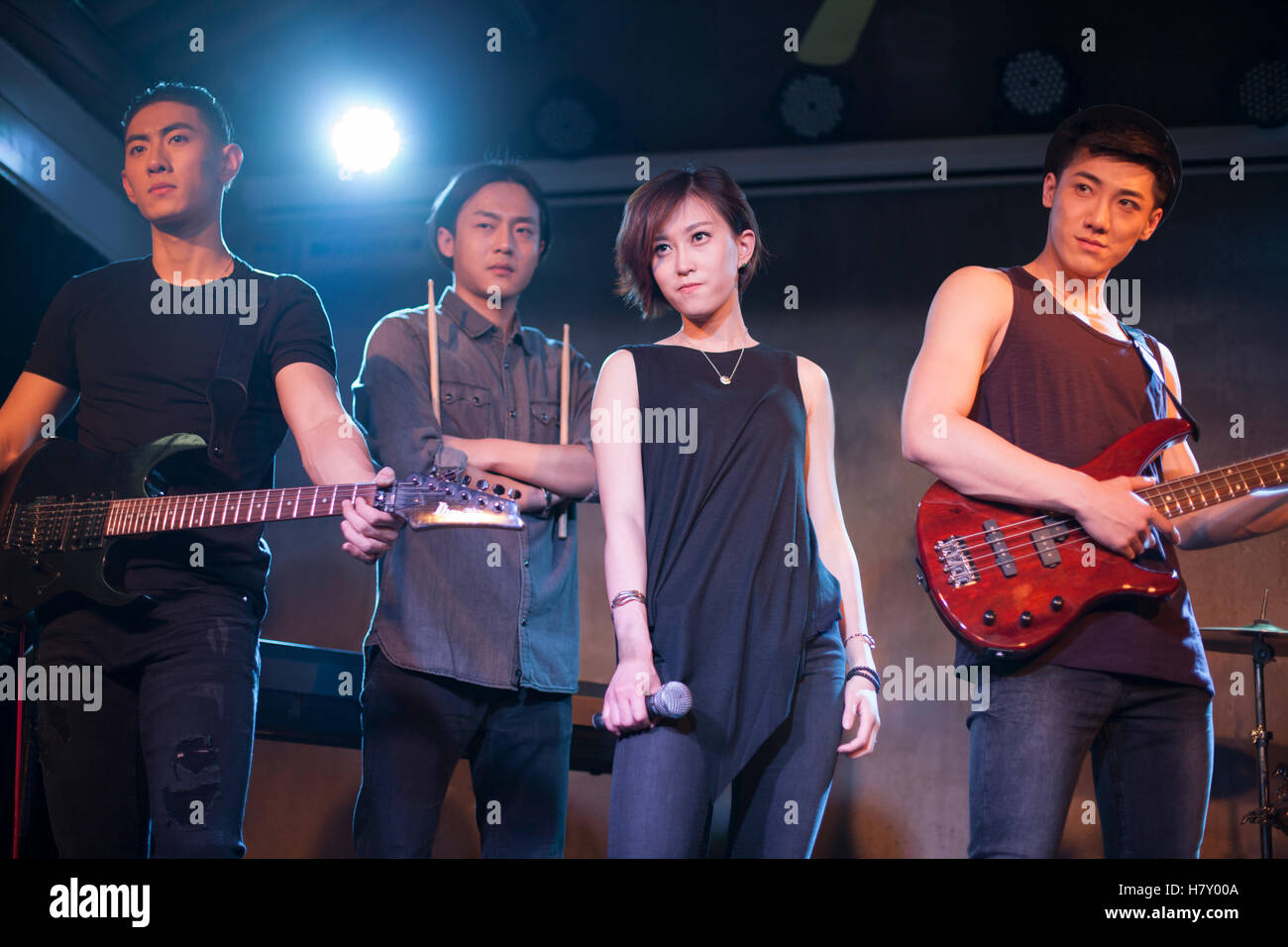 Rock band stage asia hi-res stock photography and images - Alamy
