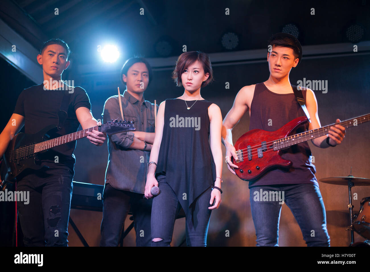 Rock band stage asia hi-res stock photography and images - Alamy