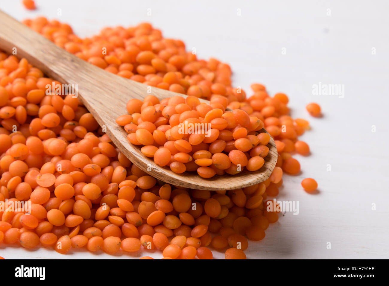 Dry red lentils hi-res stock photography and images - Alamy