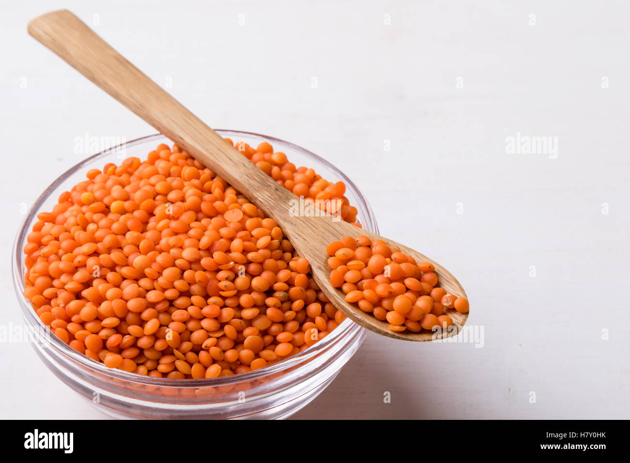 Red and white lentils hi-res stock photography and images - Alamy