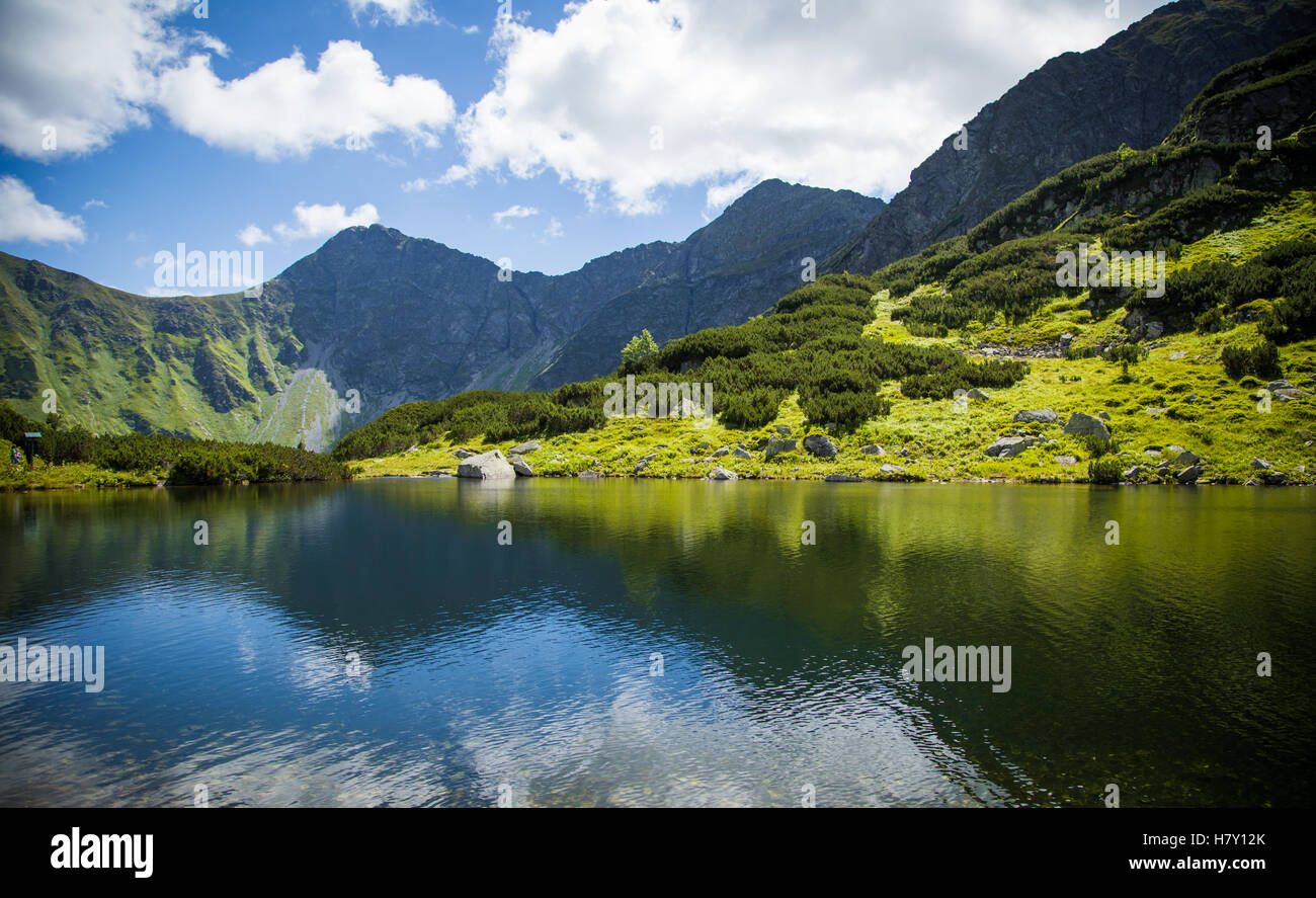 A beautiful mountain lake Stock Photo - Alamy