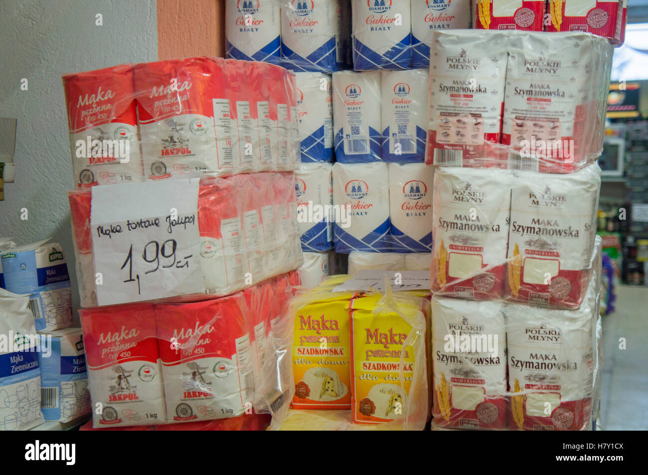 shopping, store, shop, flour, sugar Stock Photo - Alamy