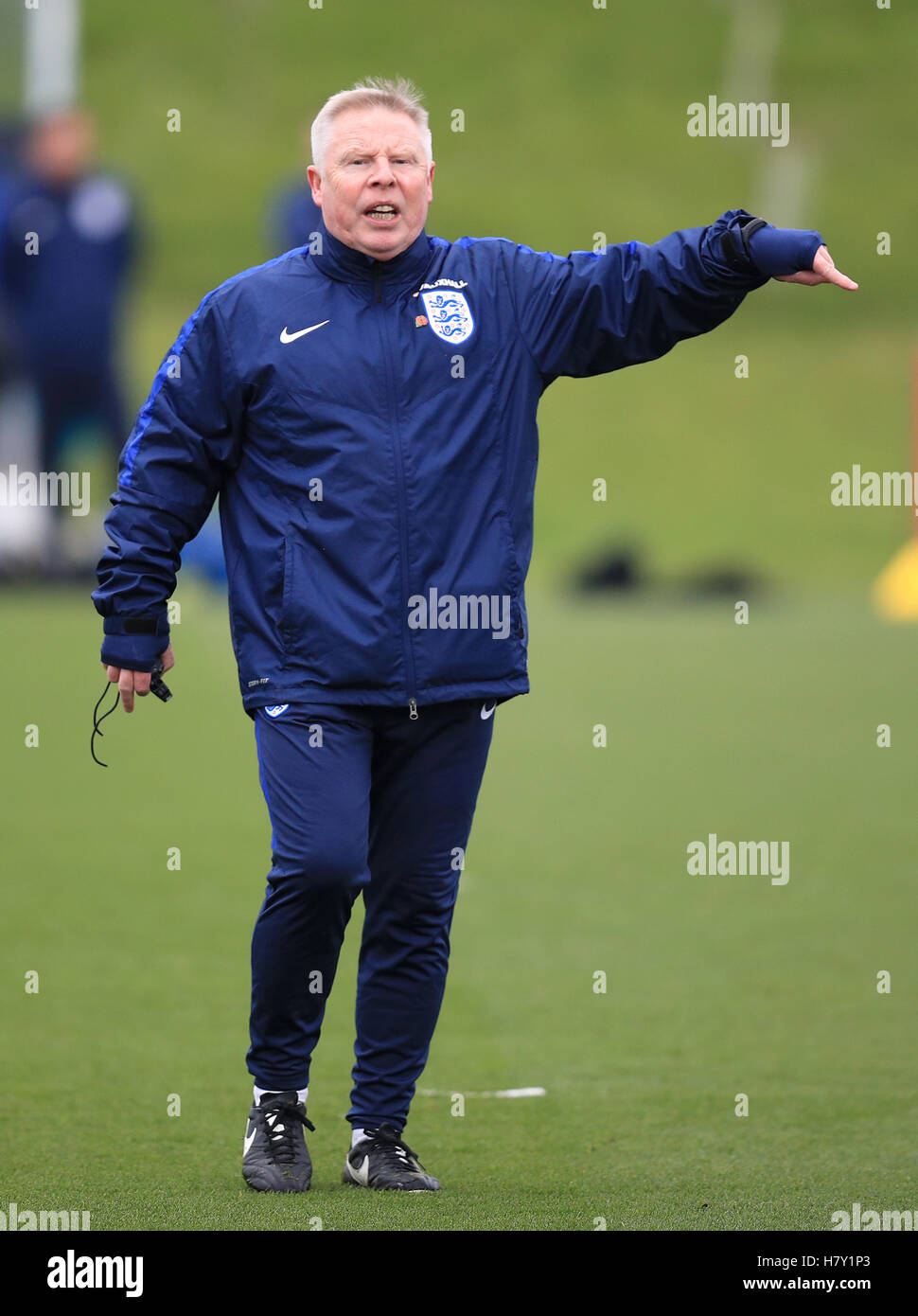 England assistant manager Sammy Lee during a training session at St ...