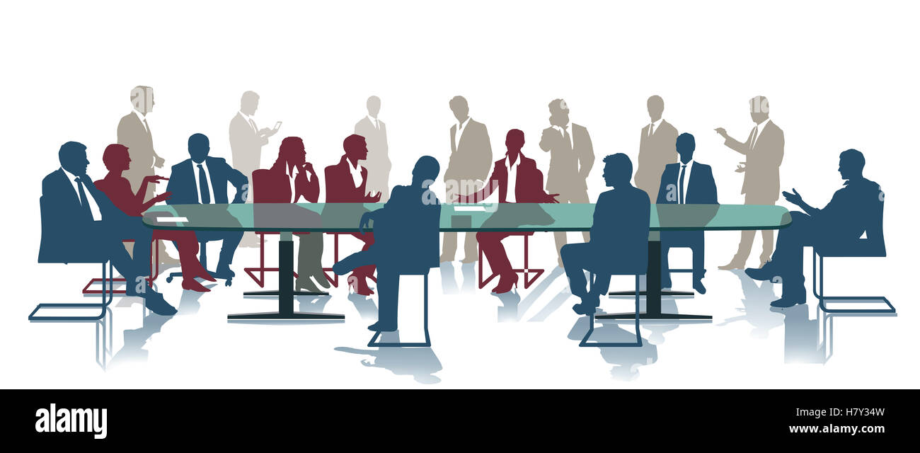 Meeting and discussion briefing Stock Photo - Alamy