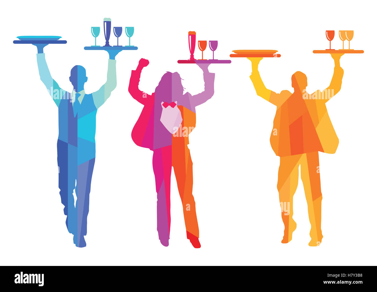 Joyful jubilant people Stock Photo - Alamy