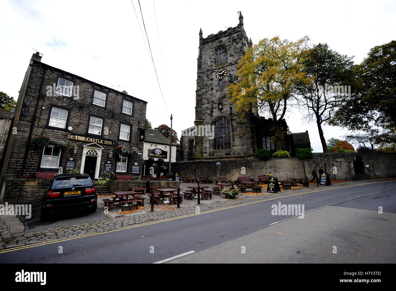 The Castle Inn and Holy Trinity Church, Skipton, District of Craven ...