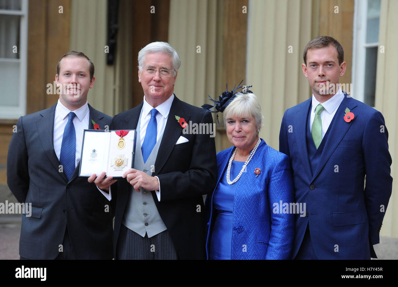 Sir Michael Fallon who received a Knighthood to be Knight Commander of ...