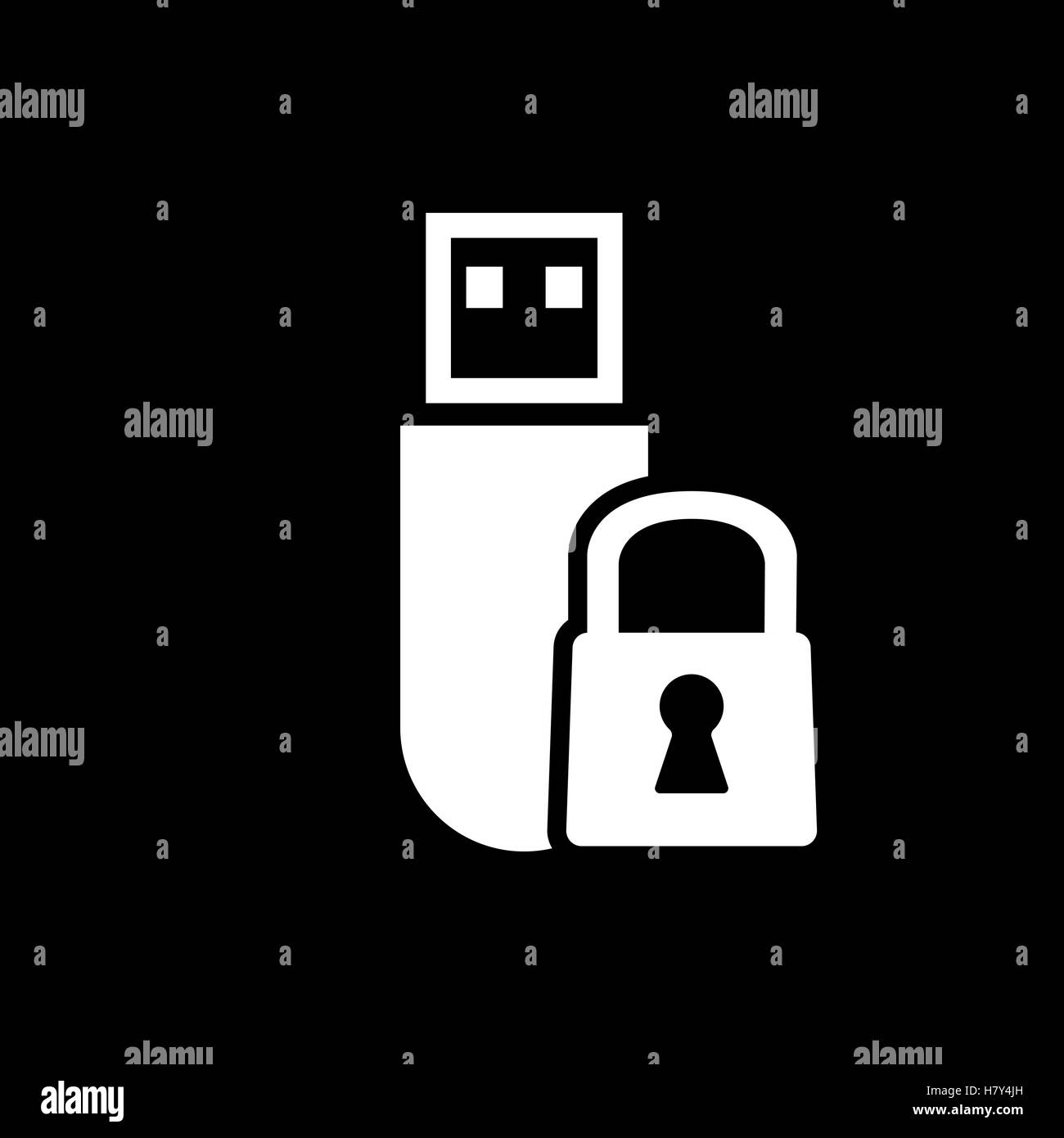 The data protection icon. Transfer and connection, data protection ...