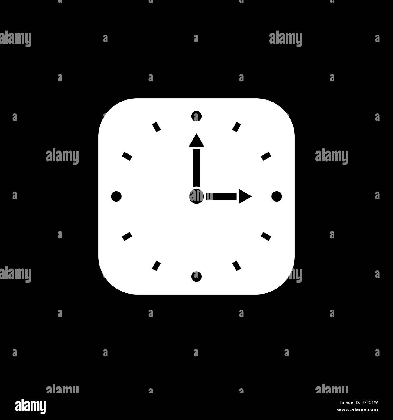 Time, clock icon. Time and watch, timer, clock symbol. UI. Web. Logo ...