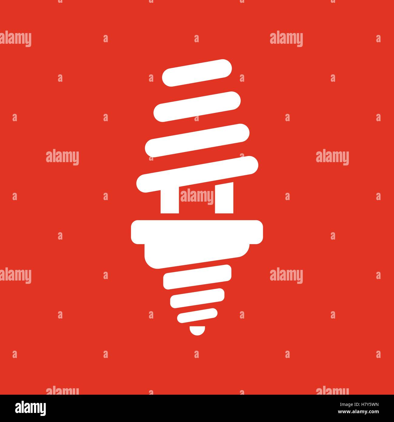 The fluorescent light bulb icon. Lamp and bulb, lightbulb symbol.UI ...