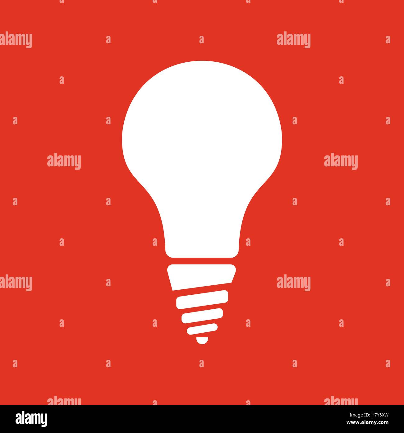 The incandescent lamp icon. Lamp and bulb, lightbulb, filament lamp ...